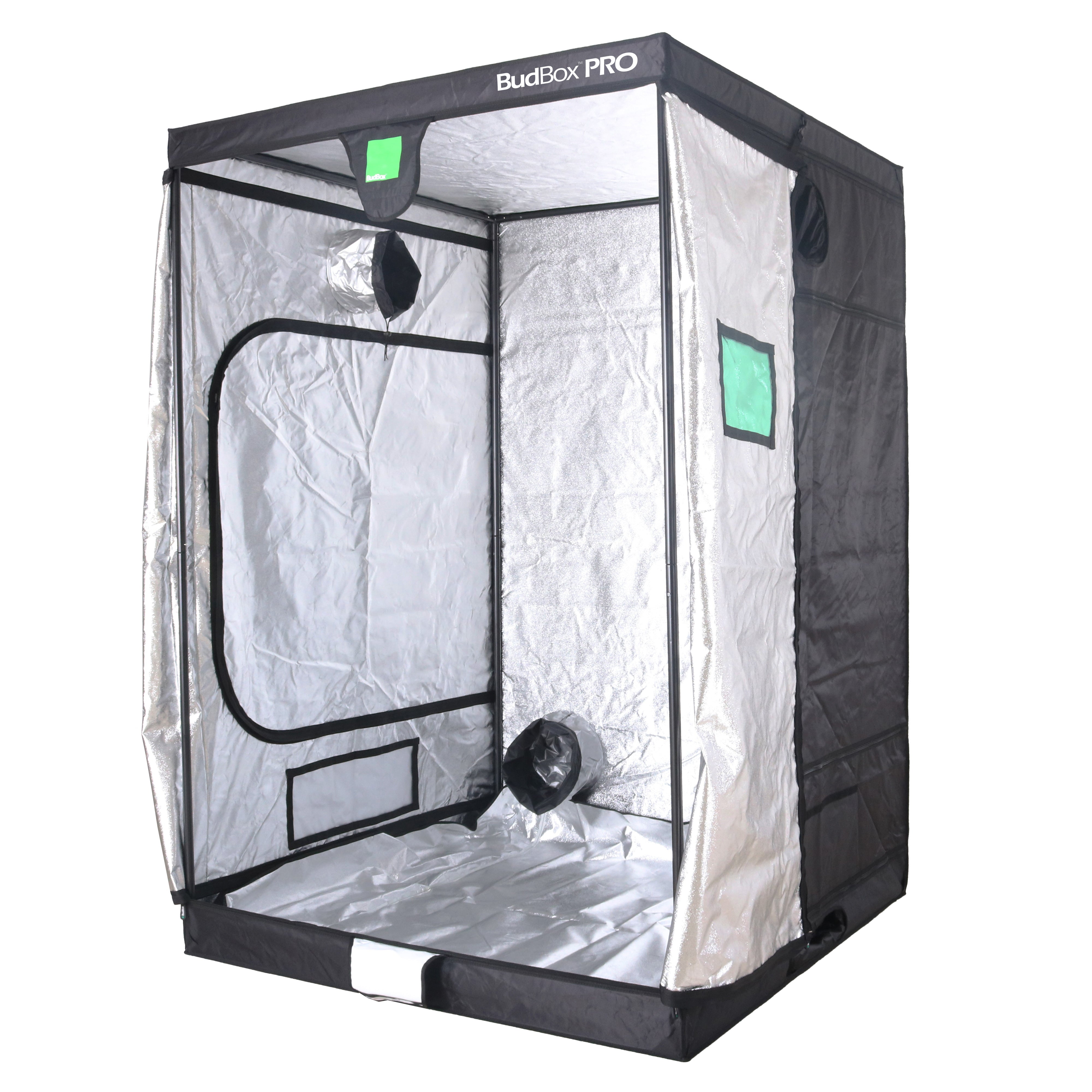 BudBox PRO XL Plus-HL Tent 1.5m x 1.5m x 2.2m Silver/White